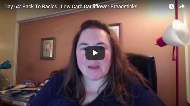 Day 64: Back To Basics | Low Carb Cauliflower Breadsticks - Marlo ...