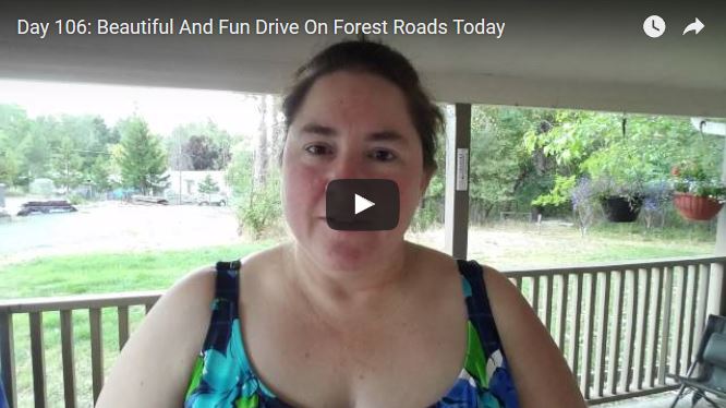Day 106: Beautiful And Fun Drive On Forest Roads Today - Marlo ...