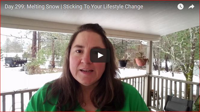 Day 299: Melting Snow | Sticking To Your Lifestyle Change - Marlo ...